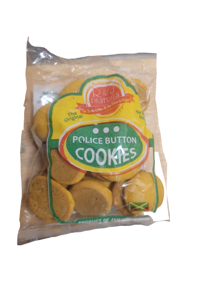 Police Button Cookies 56g – YummieCaribbean